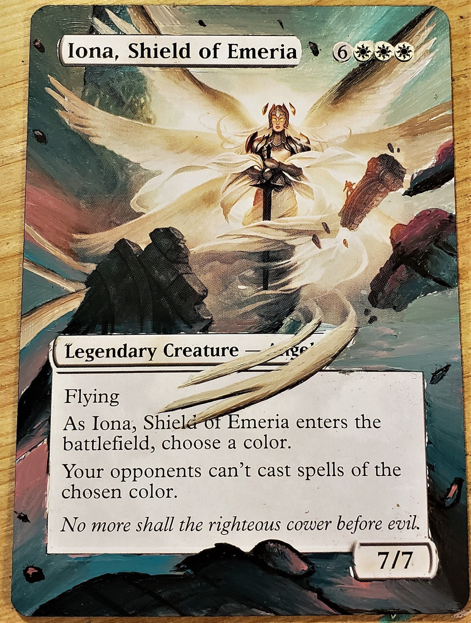 Iona Shield of Emeria Full Art / Altered. MTG | Etsy