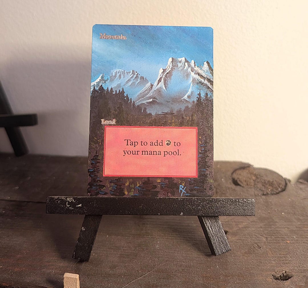 Basic Land - Mountain - Full Art / Altered. MTG - Etsy