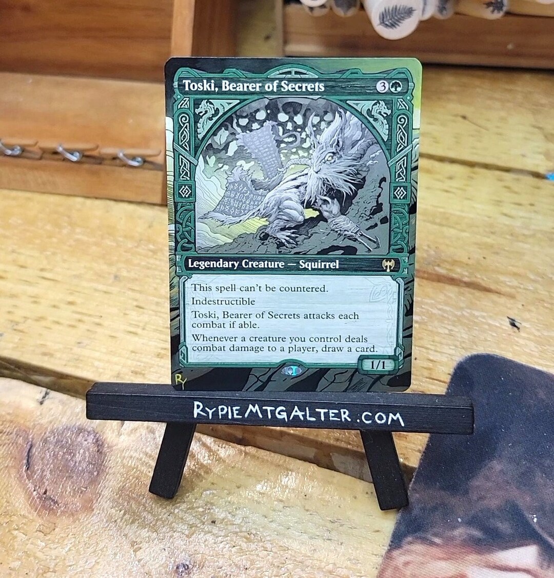Toski, Bearer of Secrets - Full Art / Altered. MTG - Etsy