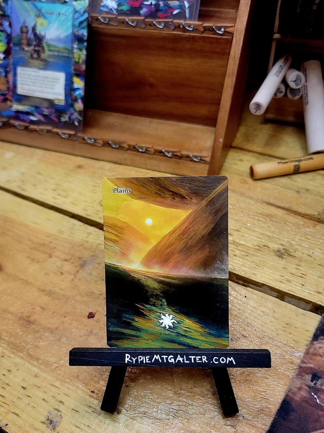 Basic Land - Plains - Full Art / Altered. MTG - Etsy