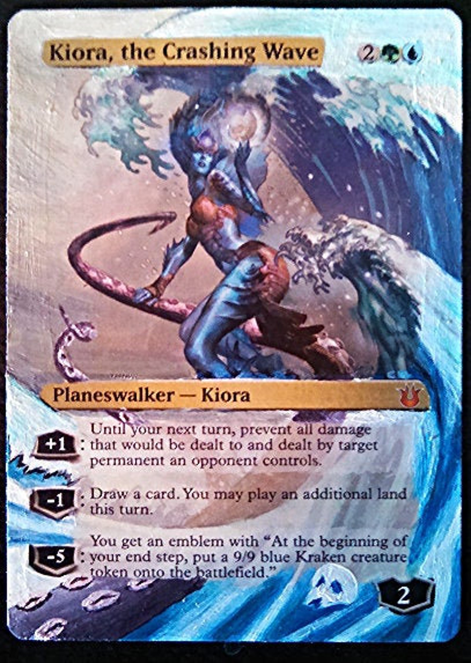 Kiora the Crashing Wave Full Art / Altered. MTG | Etsy