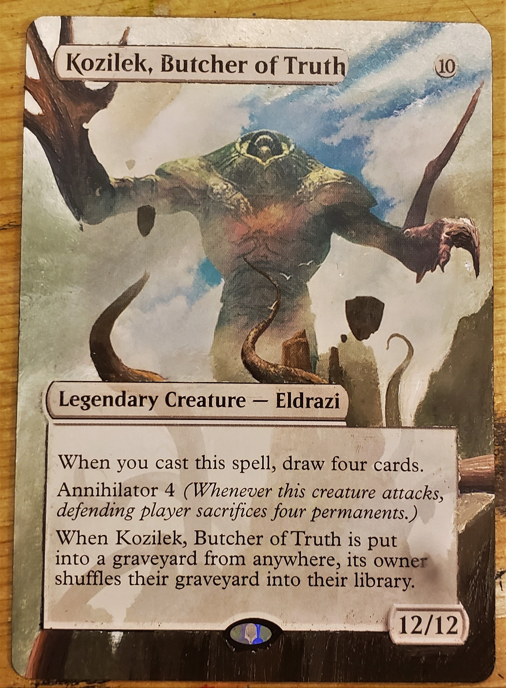 Kozilek Butcher of Truth Full Art / Altered. MTG | Etsy