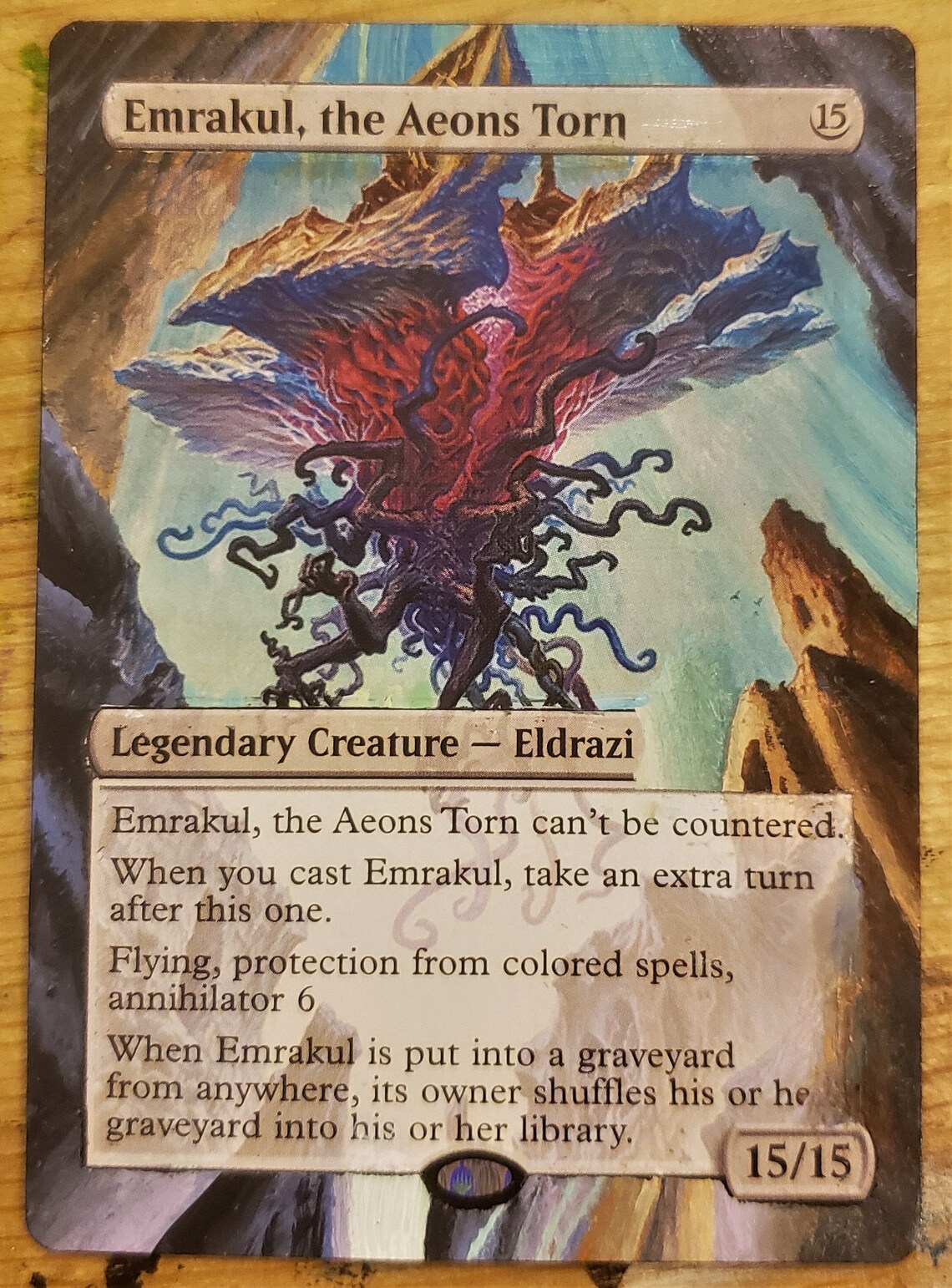 Emrakul the Aeons Torn Full Art / Altered. MTG | Etsy
