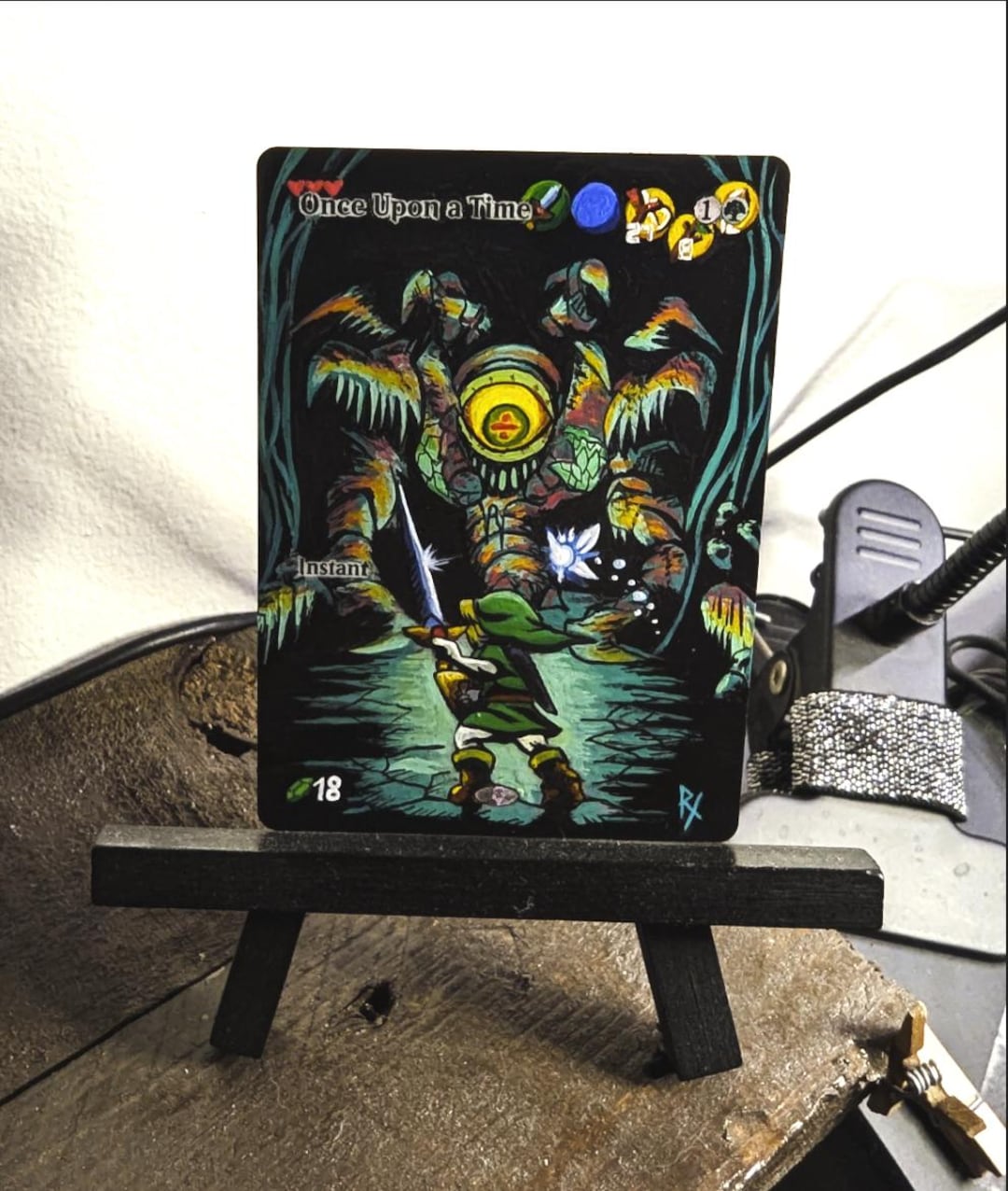 Once Upon a Time Legend of Zelda Oot Full Art / Altered. MTG - Etsy