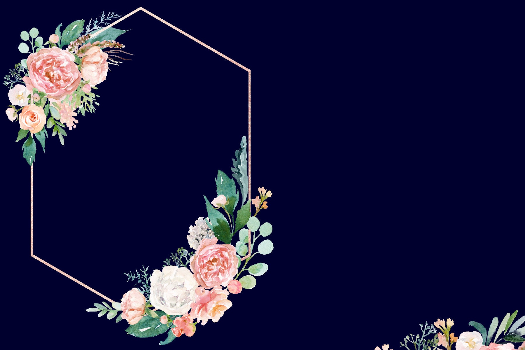 Navy Blue Photo Booth Template Bundle - Etsy