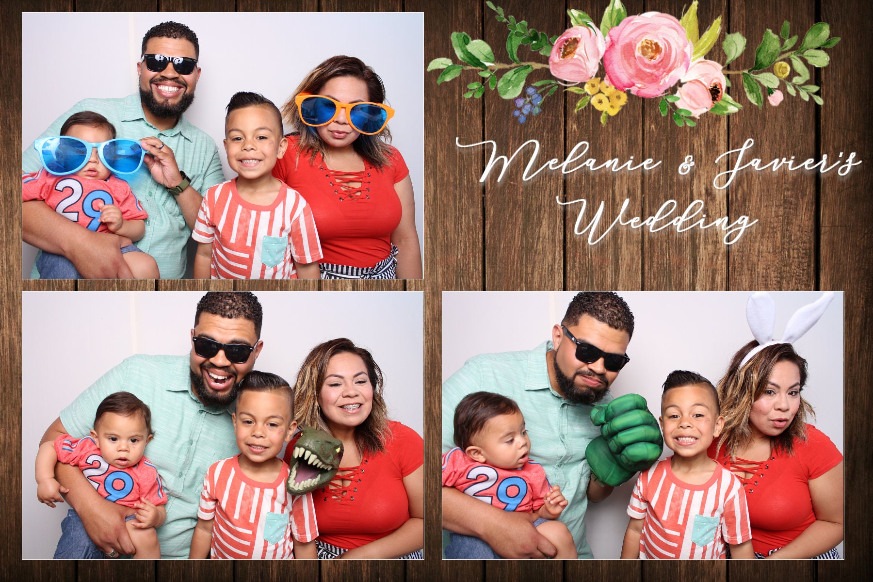 Rustic Photo Booth Template - Etsy