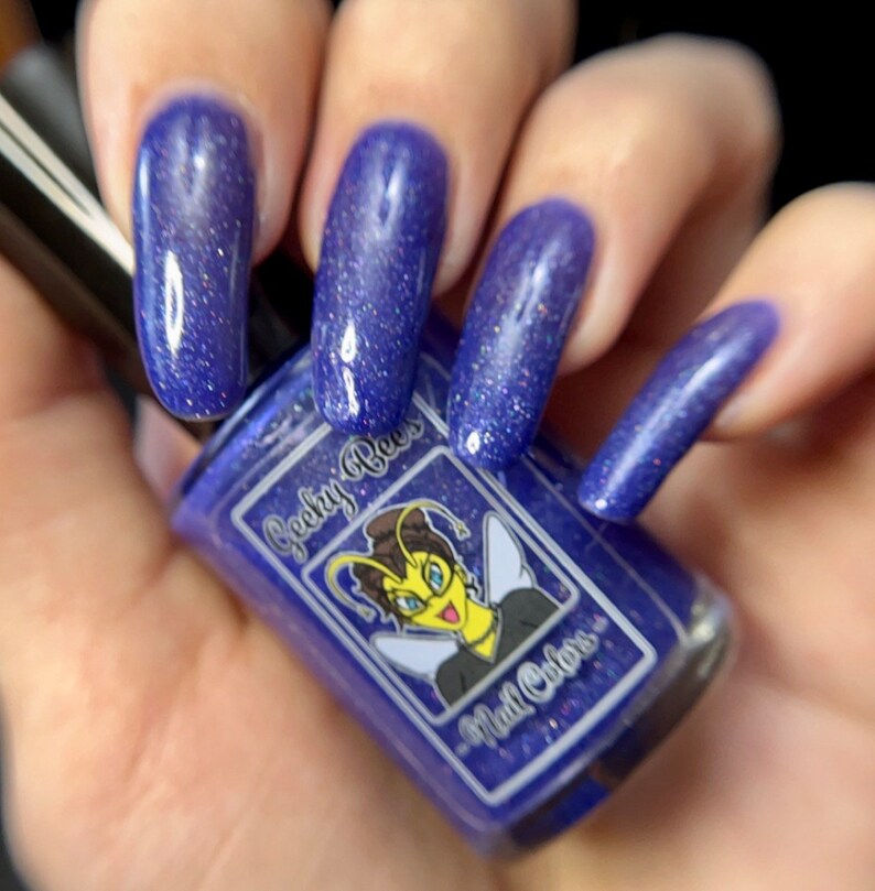 Hammy | Rainbow Sprites Collection | Indigo Jelly Shimmer Nail Polish ...