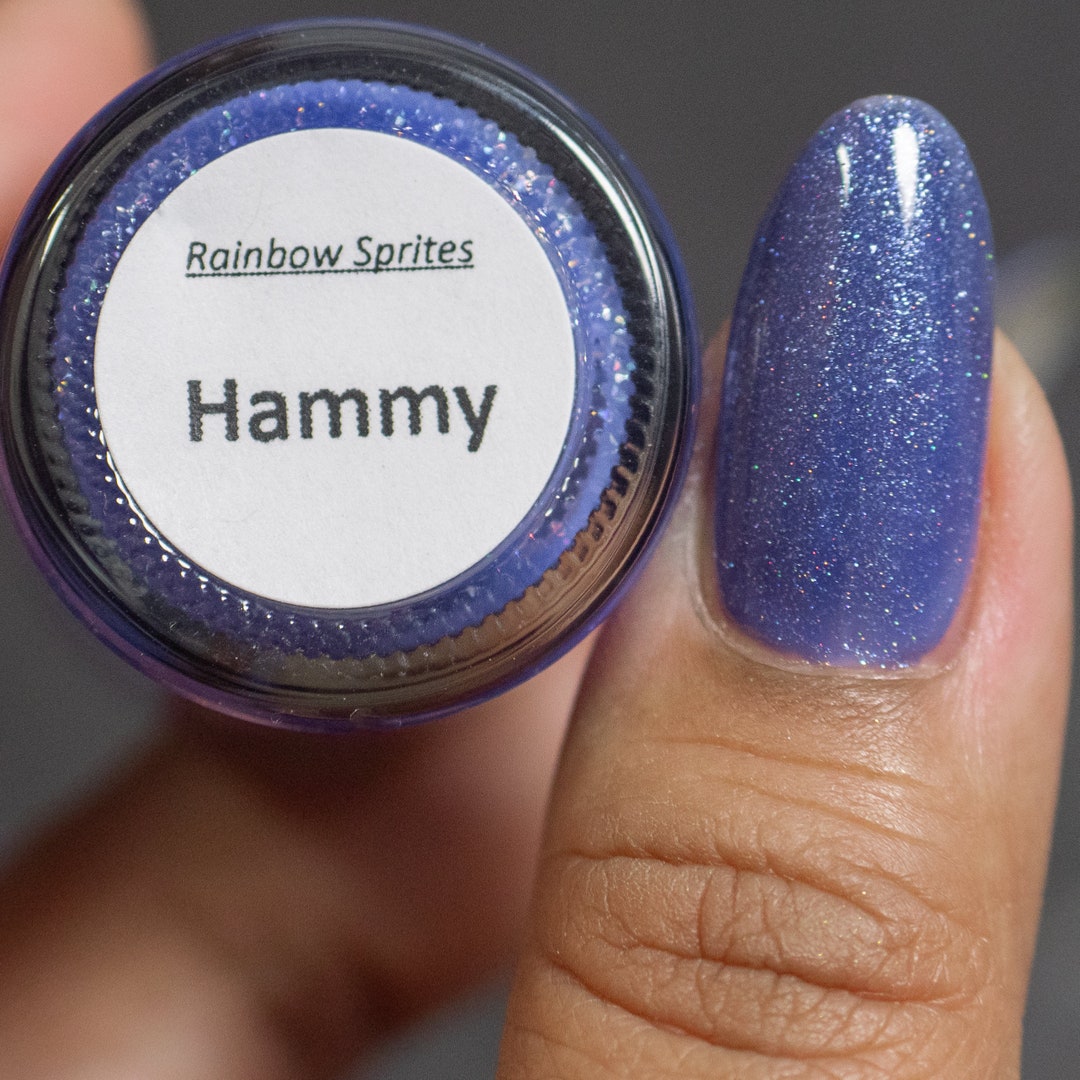 Hammy | Rainbow Sprites Collection | Indigo Jelly Shimmer Nail Polish ...