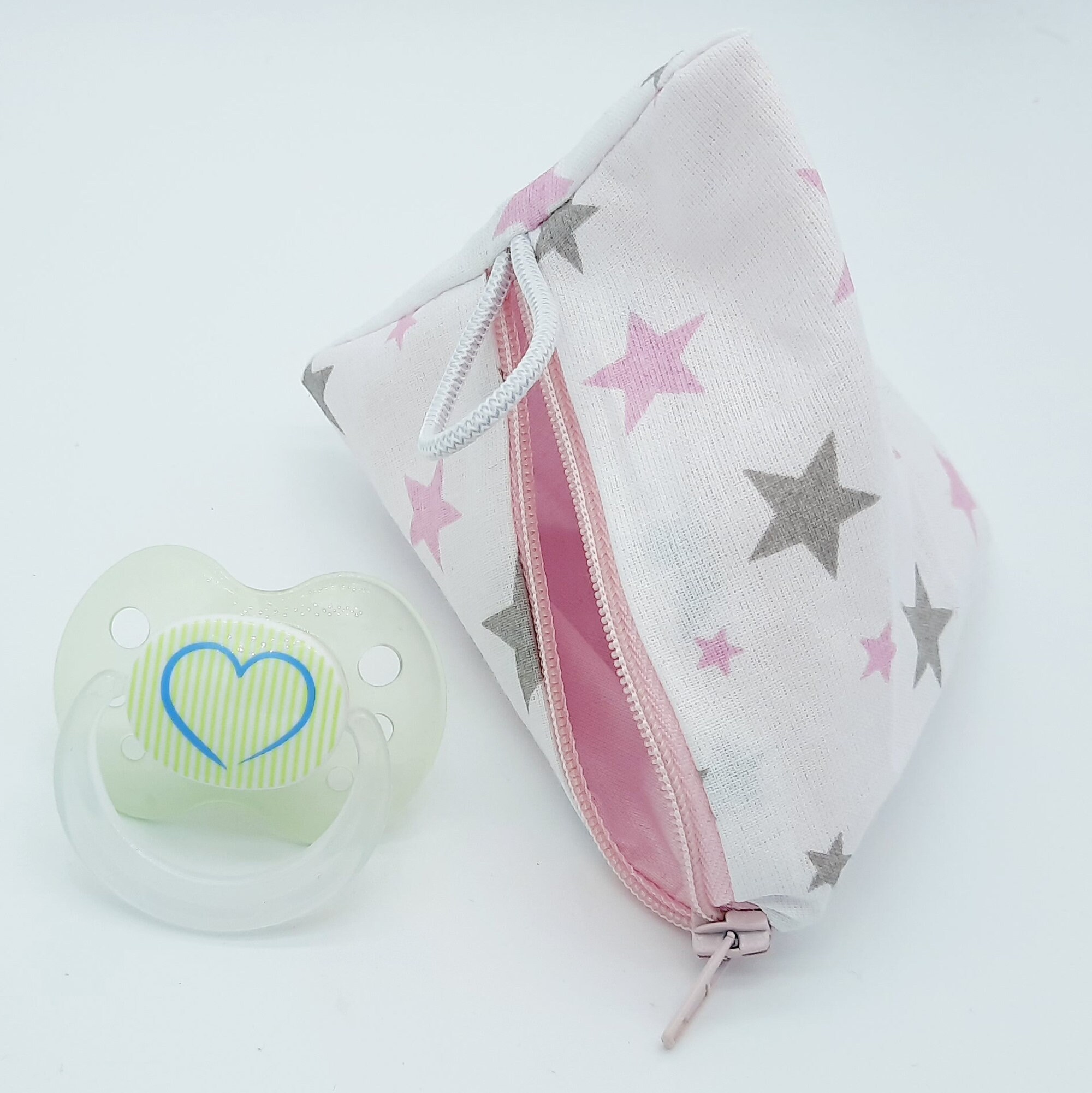 Storage pacifier bag XL for 2-4 nuces color choice star girl | Etsy