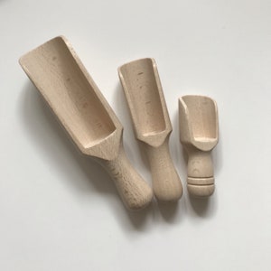 Wooden Scoops, Scooping and Sorting Activity Set, Scoop Spoons ...