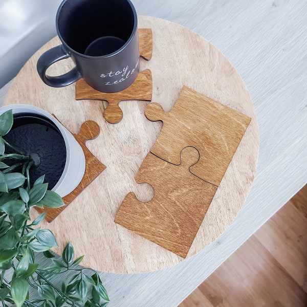 Puzzle Coasters - Etsy