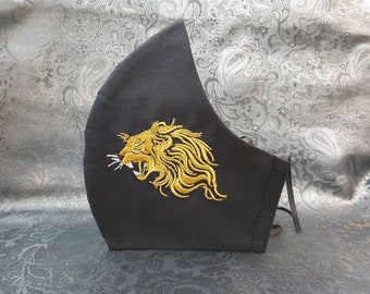 Golden Lion Mask - Etsy