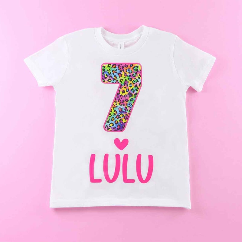 7th Birthday Shirt Girl - Etsy
