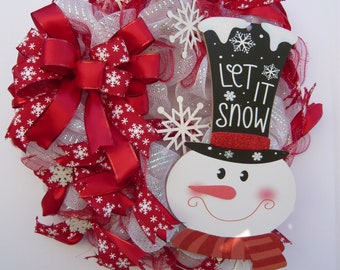 Let It Snow Ribbon - Etsy