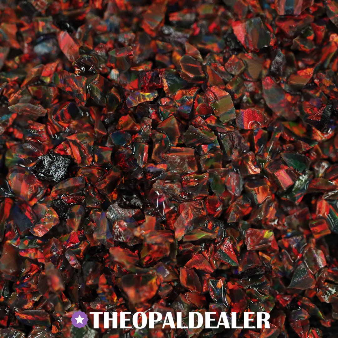 Magma Crushed Opal for Inlay, Brown Opal Inlay Material Jewelry Making ...