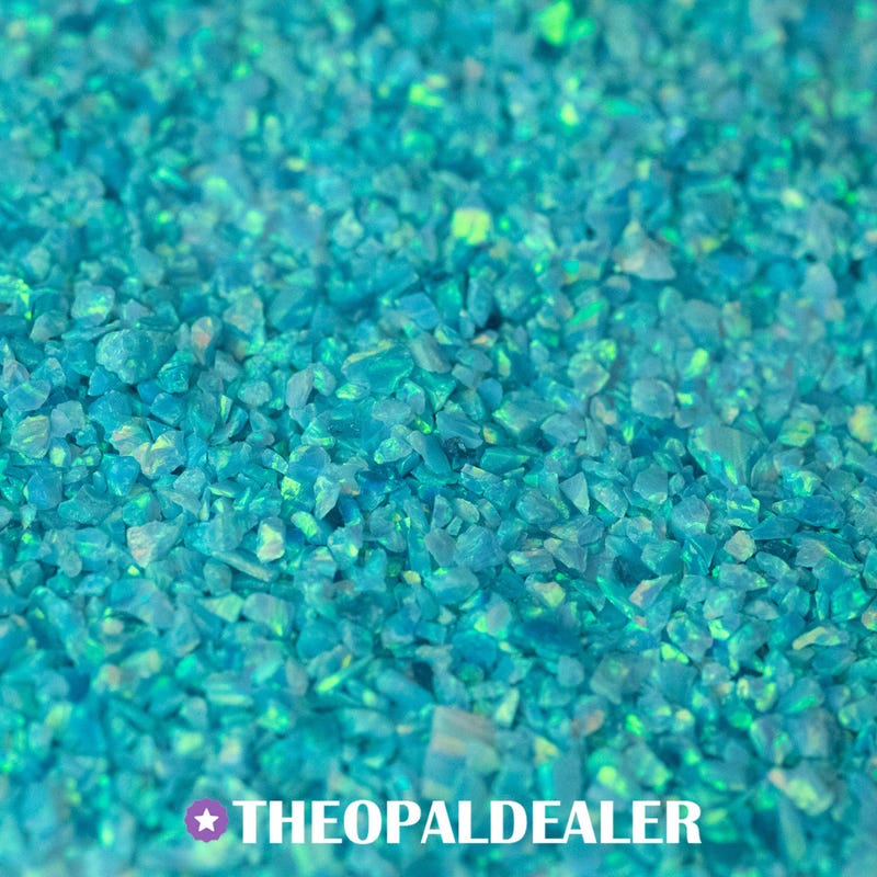 Turquoise Crushed Opals - Etsy