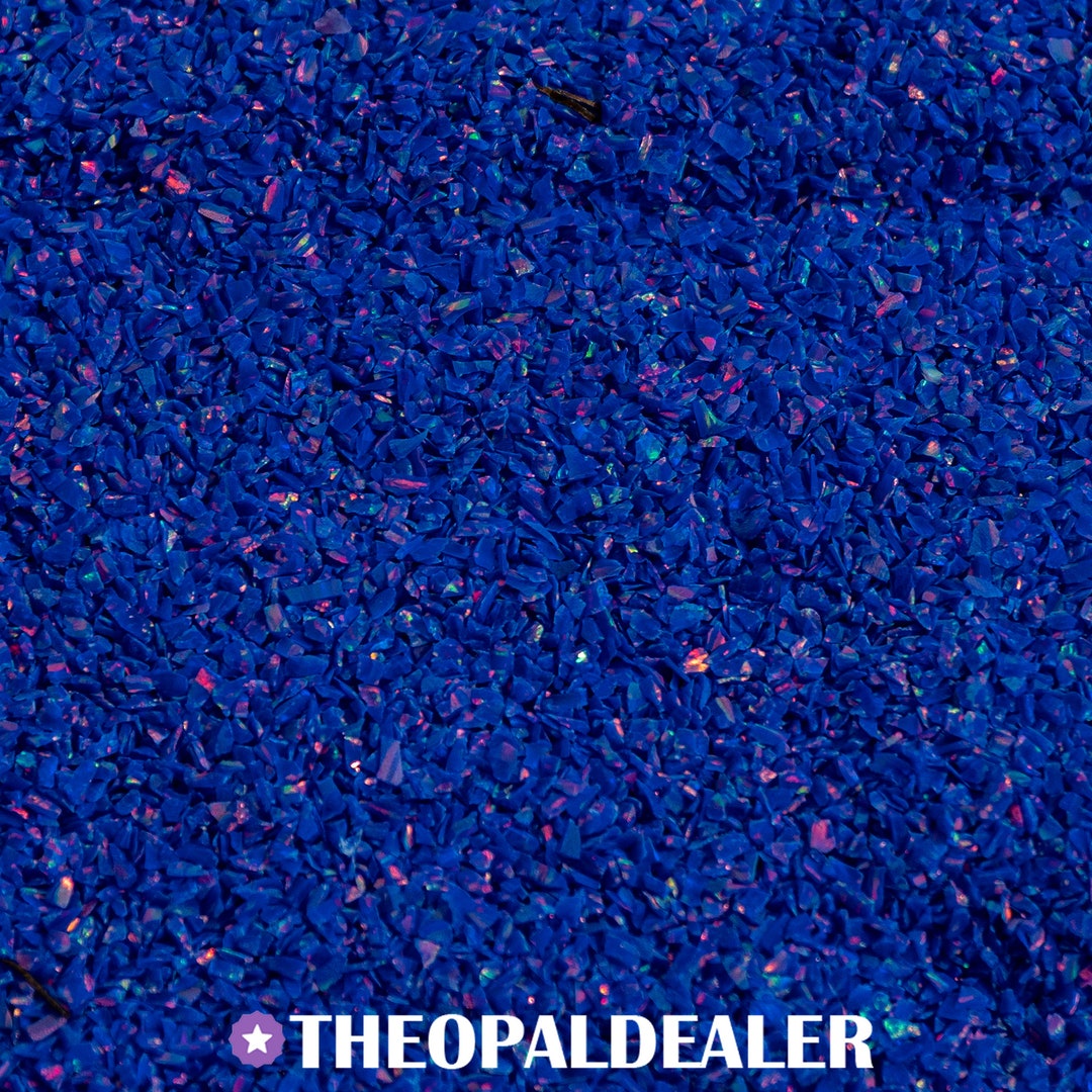Star Burst Crushed Opal for Inlay, Indigo Opal Inlay Material - Jewelry ...