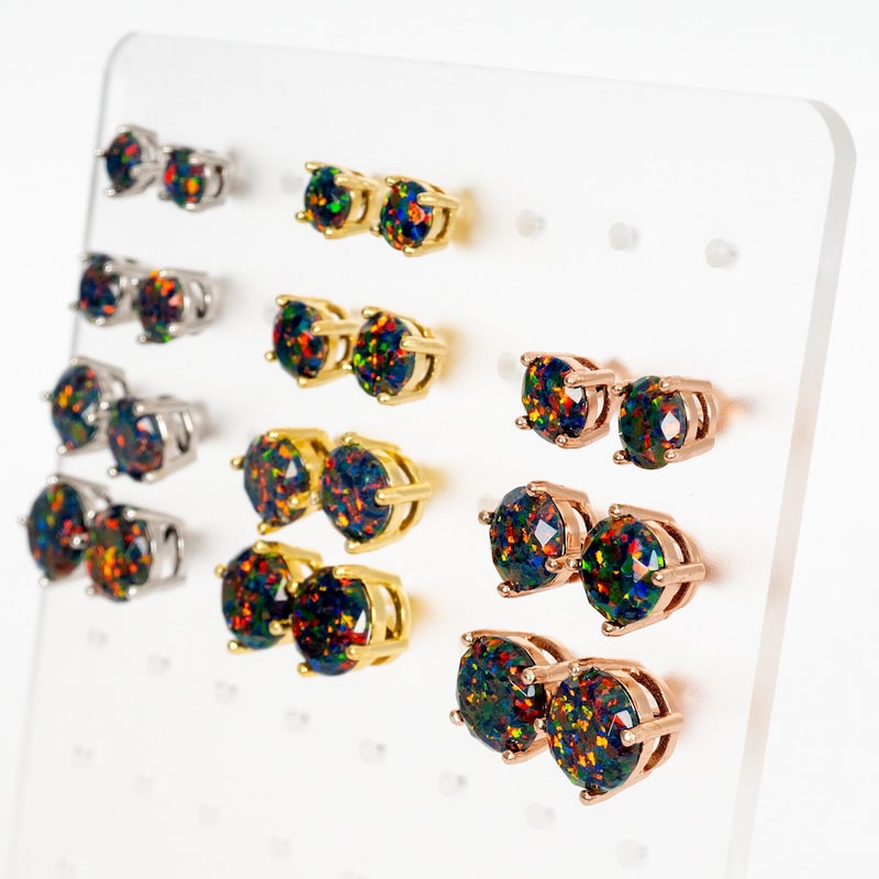 Fire Opal Rose Ring - Etsy