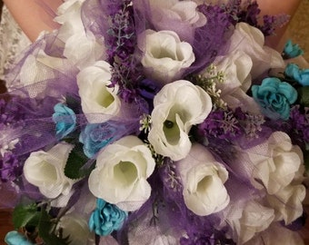 Purple teal wedding | Etsy