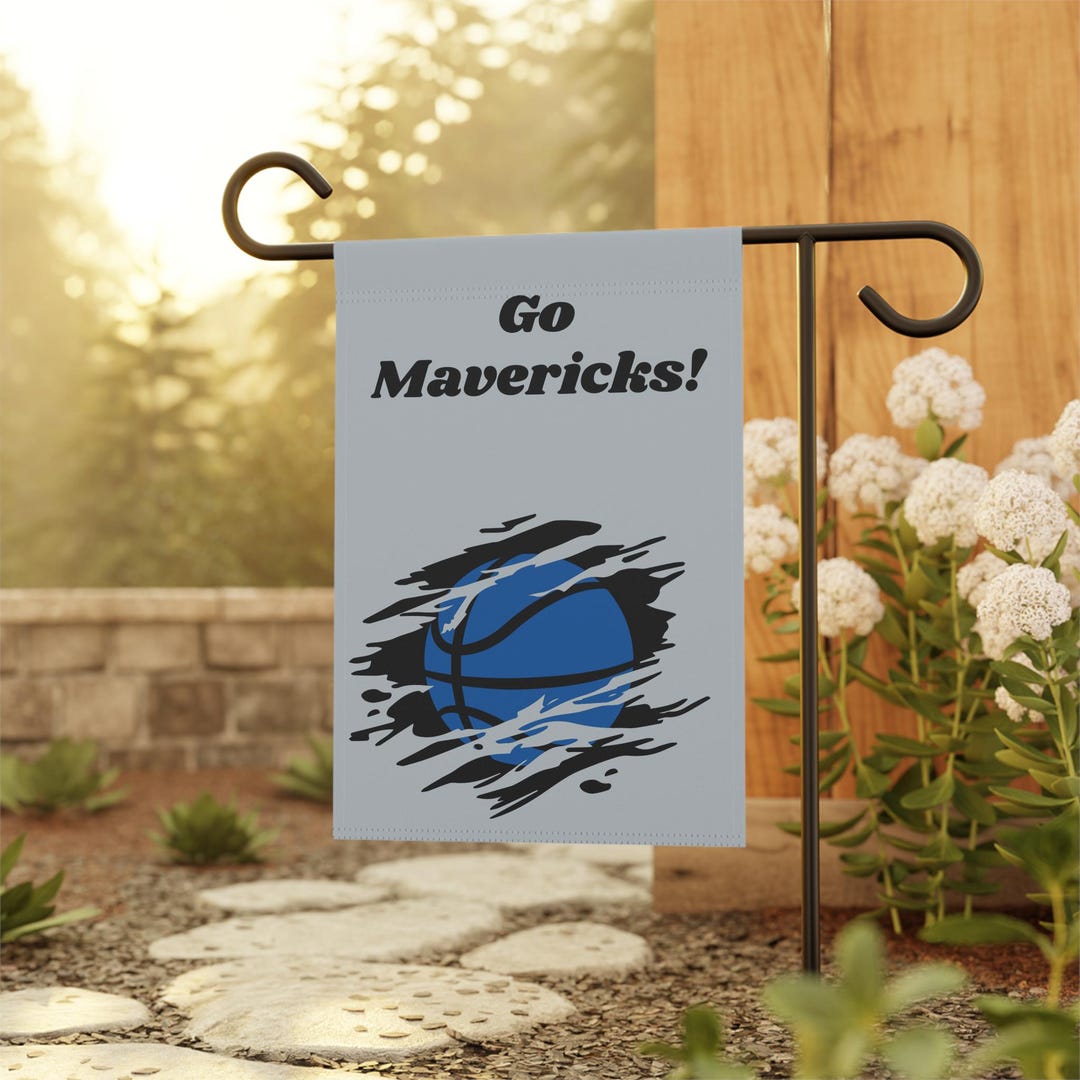 Mavericks Team Basketball Garden Flag - Etsy