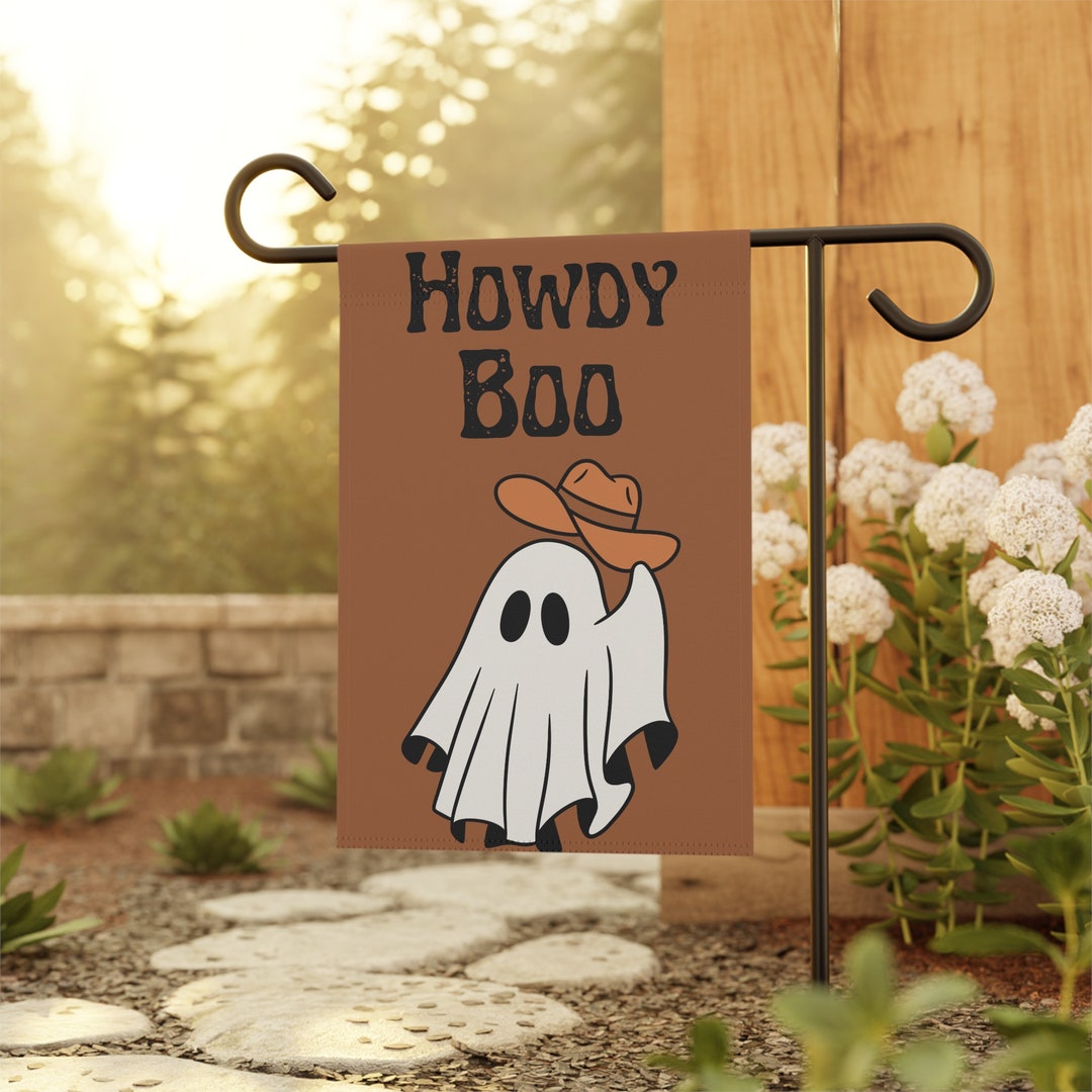 Howdy Boo Garden Flag - Etsy