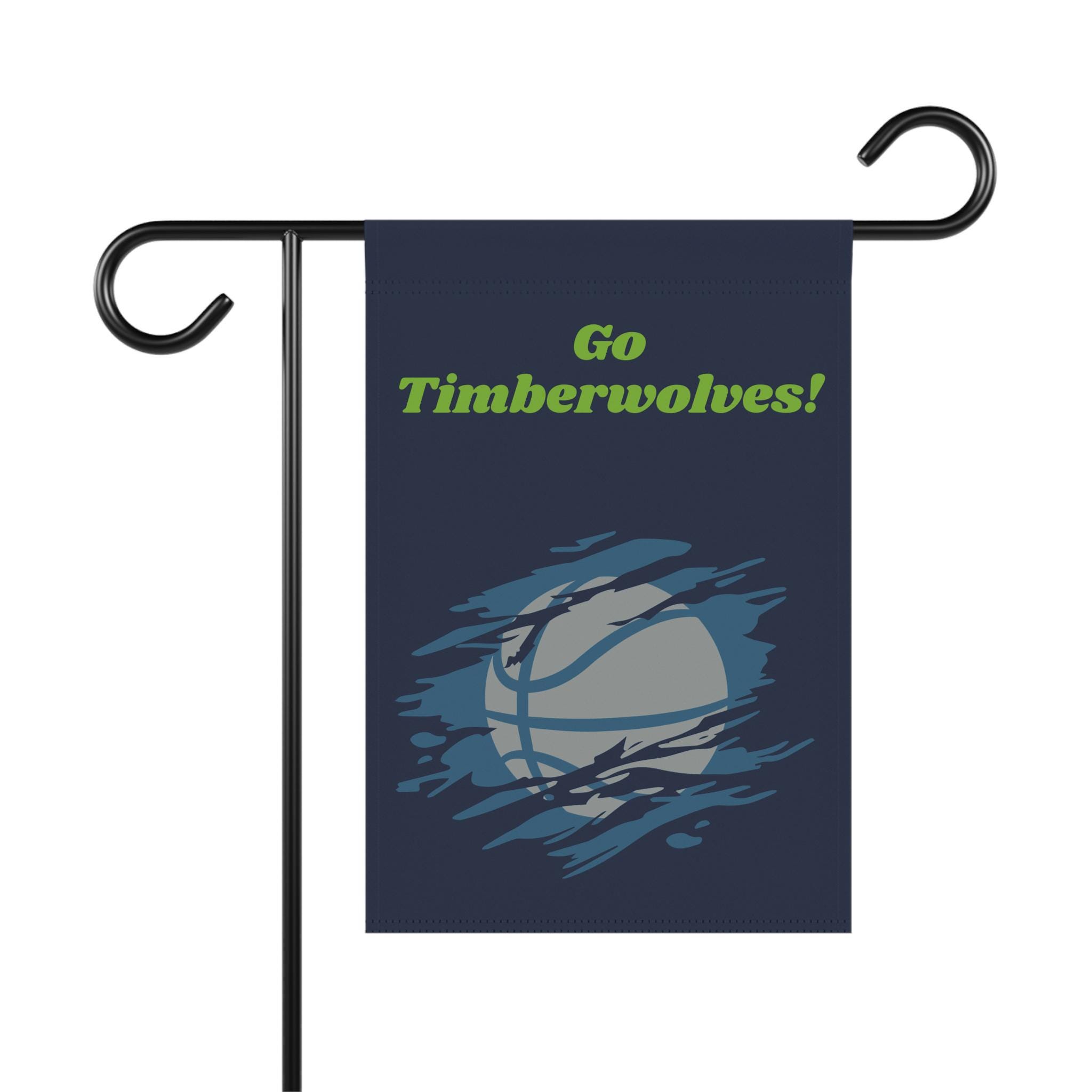 Timberwolves Team Basketball Garden Flag - Etsy