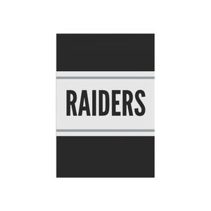 Raiders Team Striped Garden Flag - Etsy