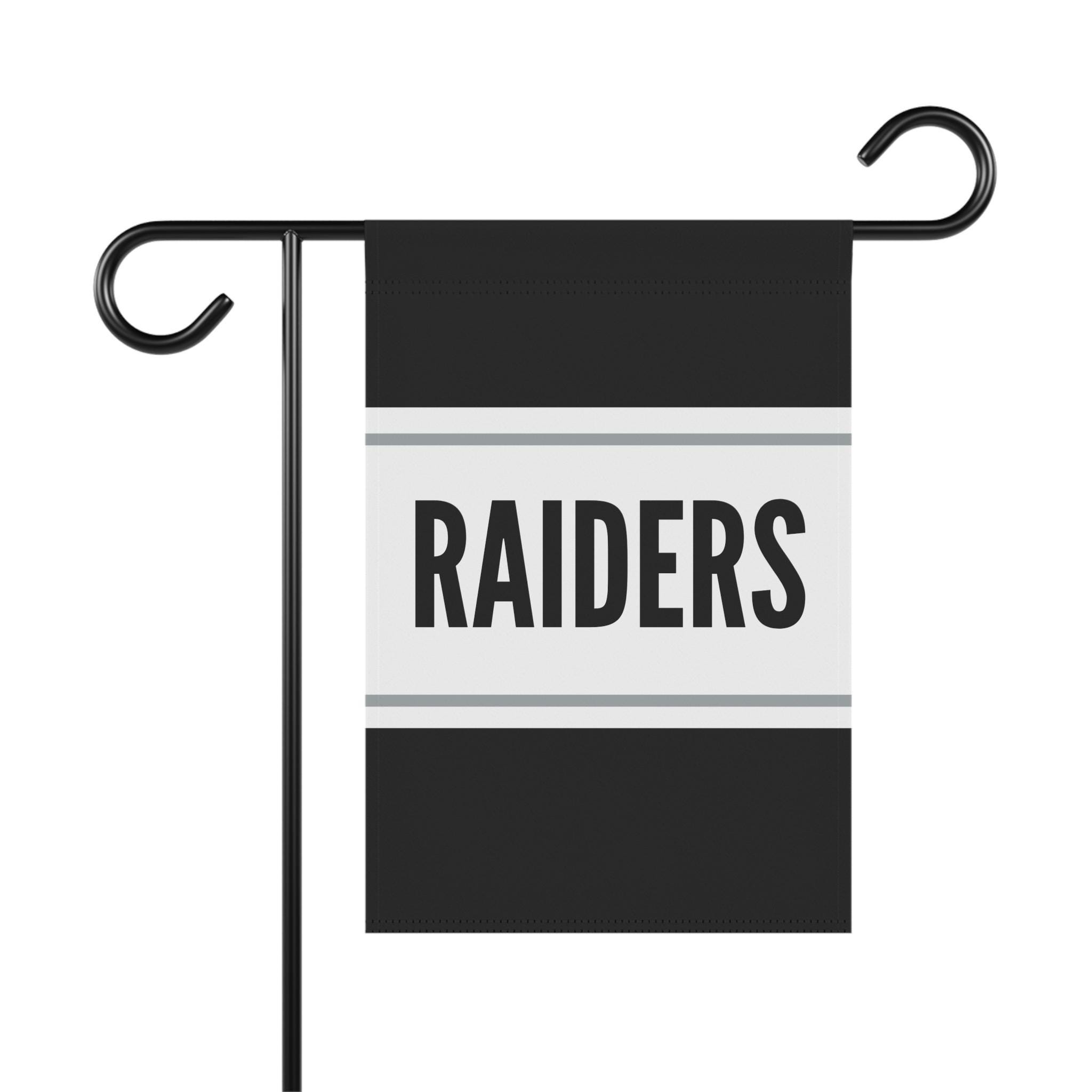 Raiders Team Striped Garden Flag - Etsy