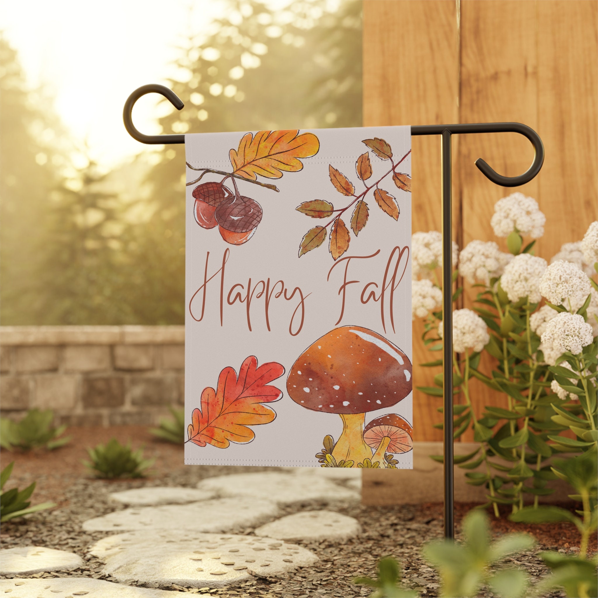 Happy Fall Garden Flag - Etsy