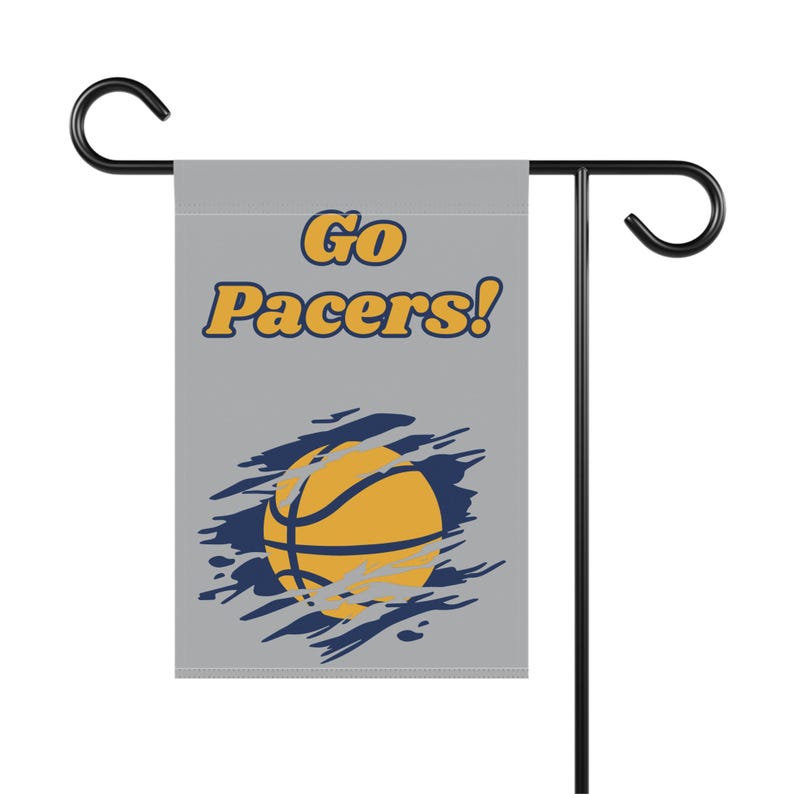 Pacers Team Basketball Garden Flag - Etsy