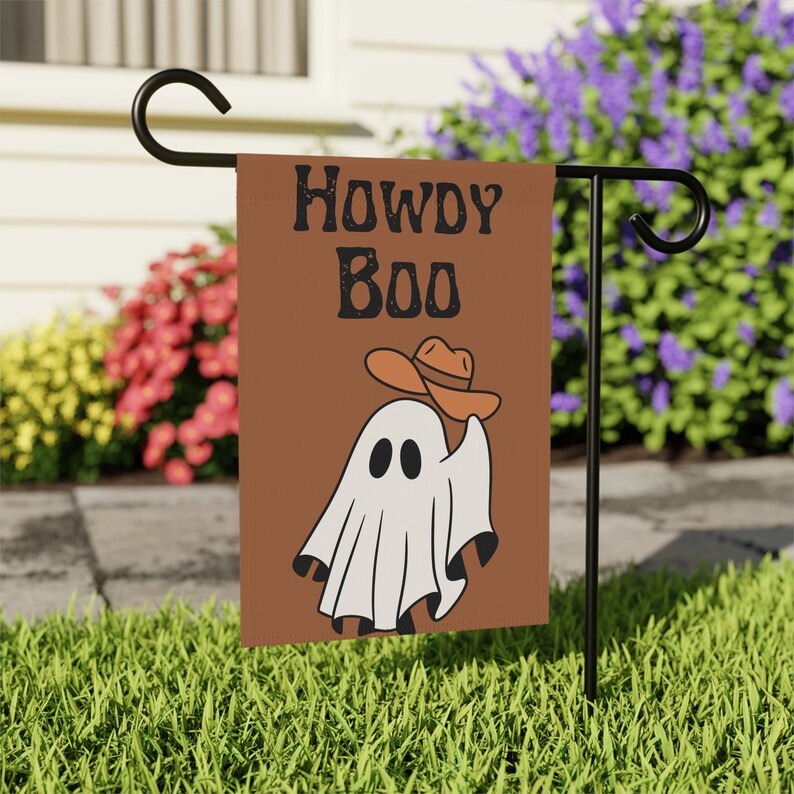 Howdy Boo Garden Flag - Etsy