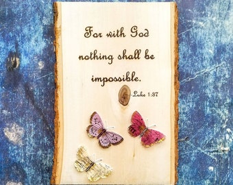 Bible verse wood burning | Etsy