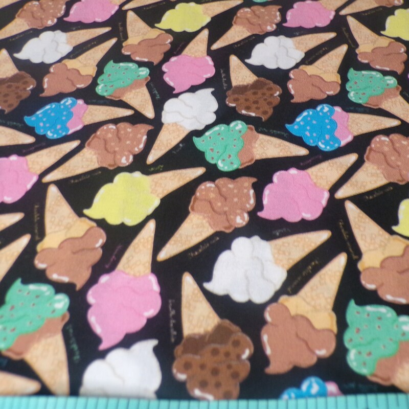 Ice Cream Fabric - Etsy