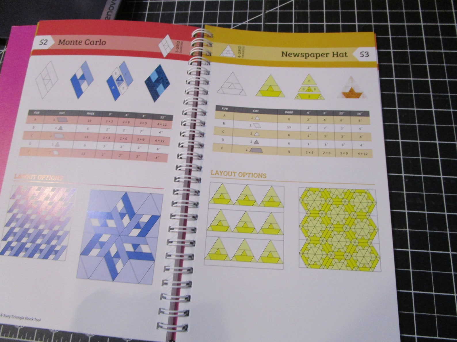 The Quick & Easy Triangle Block Tool Book-spiral-bound Handy - Etsy