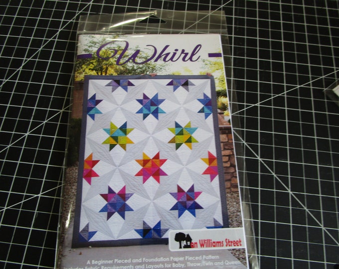 Whirl Quilt Quilting Pattern From on Williams Street - Etsy