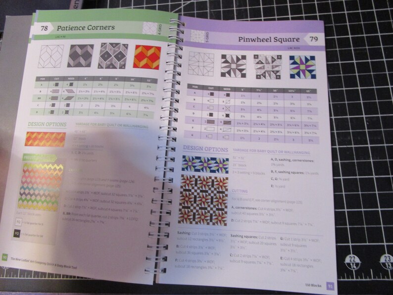 The Quick & Easy Triangle Block Tool Book-spiral-bound Handy - Etsy
