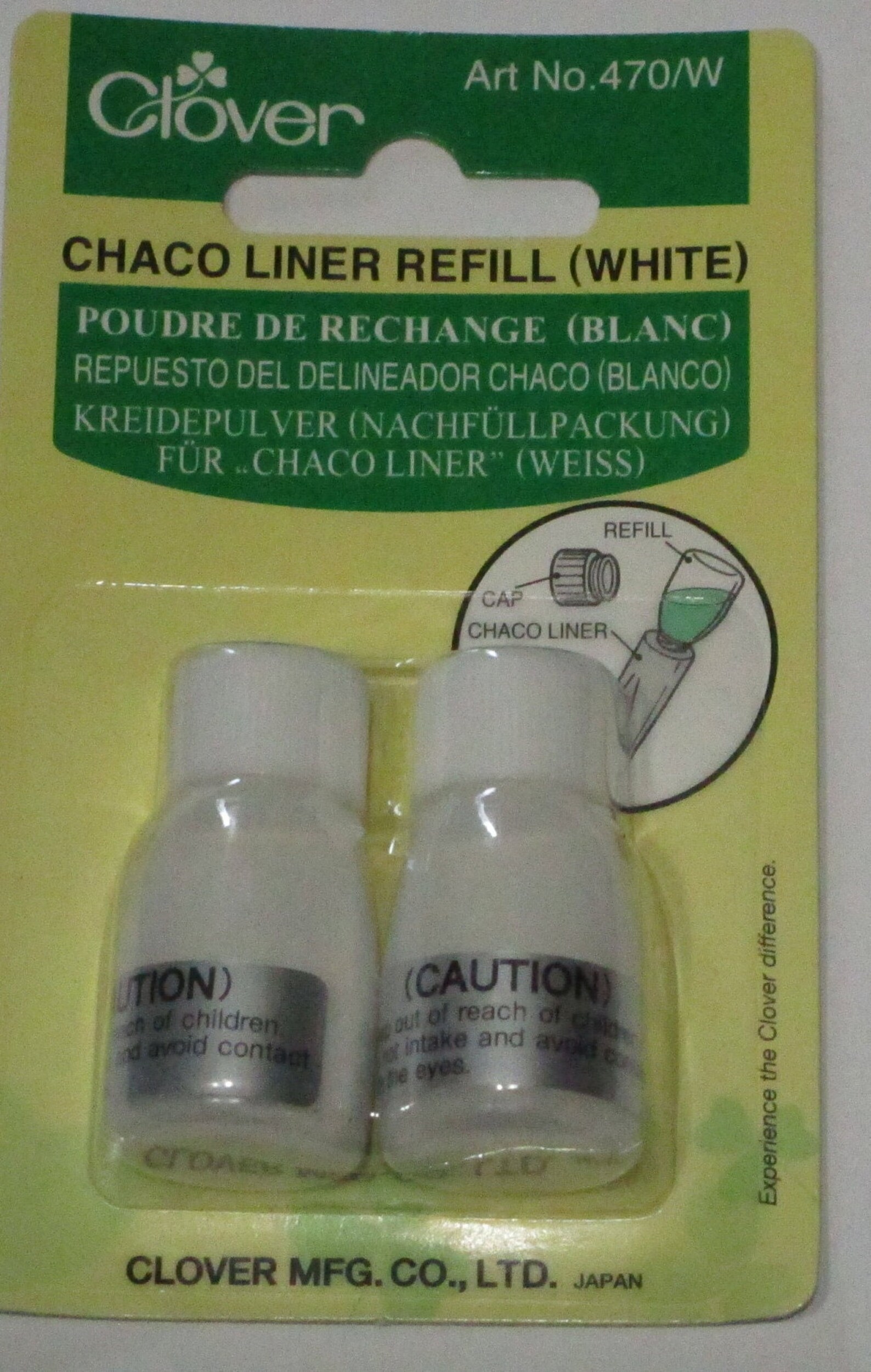 Clover Chalk Refill for Chaco Liner Pen Style White Blue - Etsy