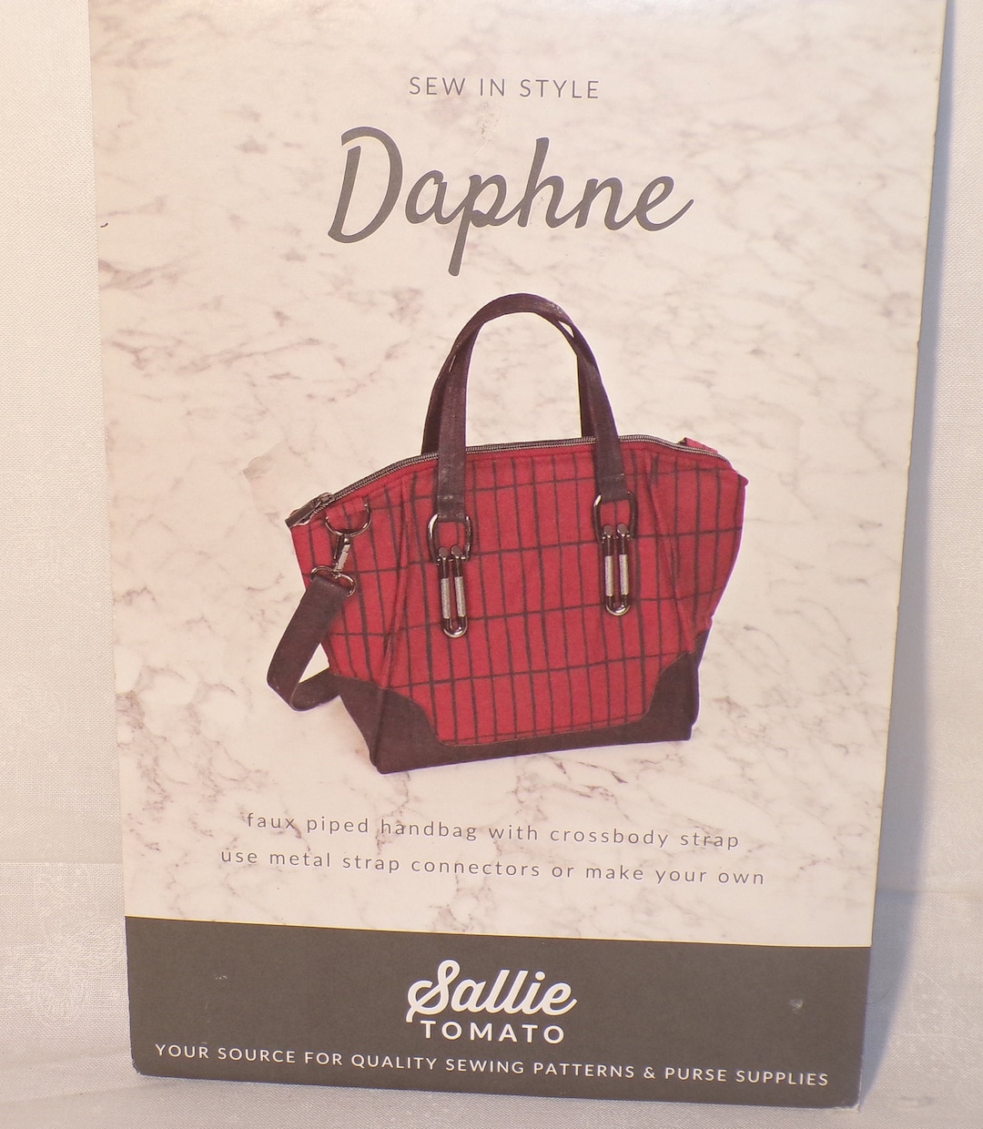 Daphne Bag Sewing Pattern: Purse Tote With Crossbody Strap - Etsy