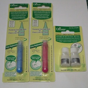 Clover Chalk Refill for Chaco Liner Pen Style White Blue - Etsy