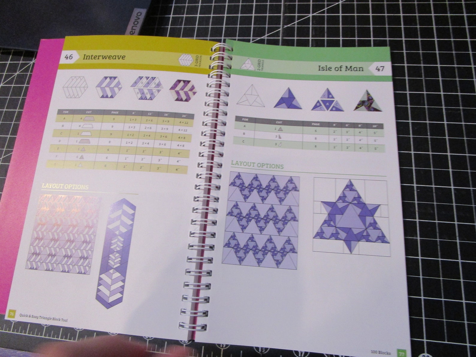 The Quick & Easy Triangle Block Tool Book-spiral-bound Handy - Etsy