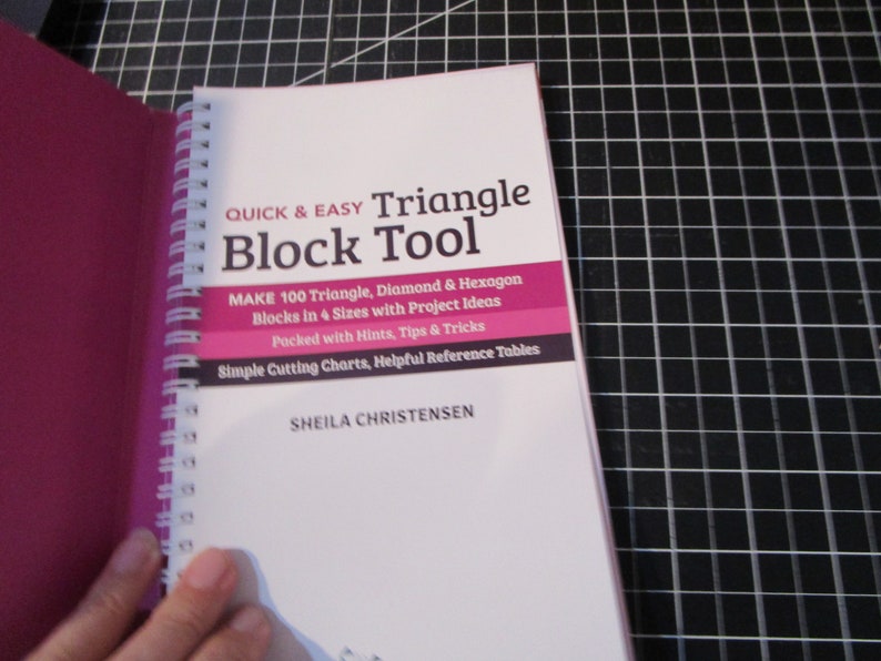The Quick & Easy Triangle Block Tool Book-spiral-bound Handy - Etsy
