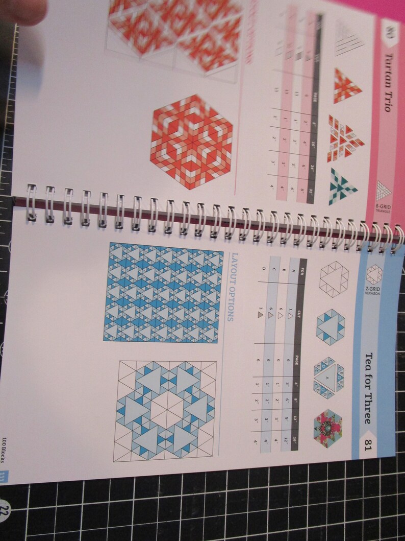 The Quick & Easy Triangle Block Tool Book-spiral-bound Handy - Etsy