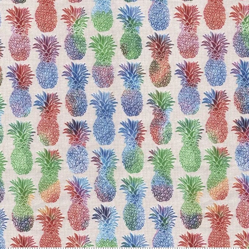 Pineapple Fabric - Etsy