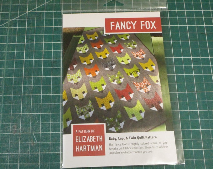 Fancy Fox Quilt Pattern From Elizabeth Hartman-baby Lap and - Etsy