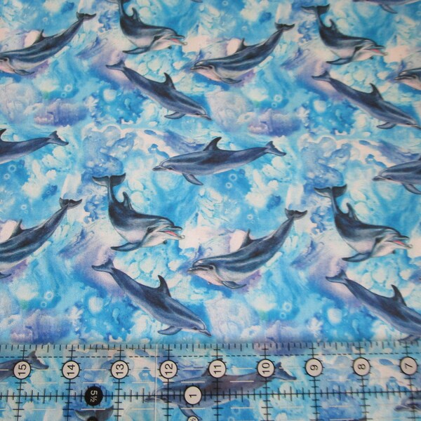 Dolphin Fabric - Etsy