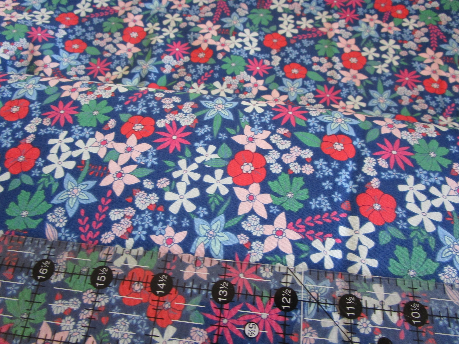 Floral Fabric-wildflower Fields Flowerette Art Gallery - Etsy