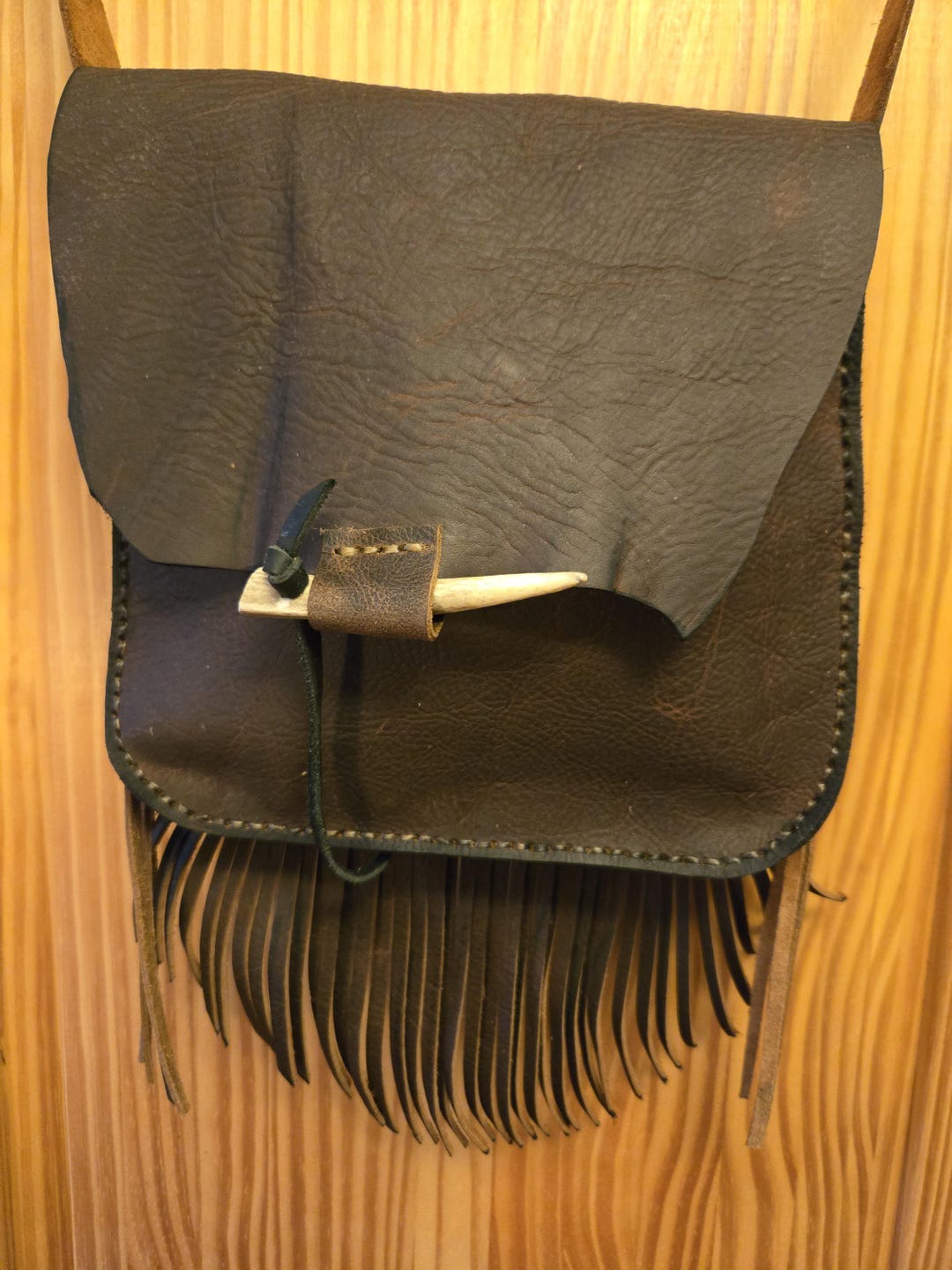 Mountain Man Fringed Possibles Bag With Antler Tip Closure - Etsy