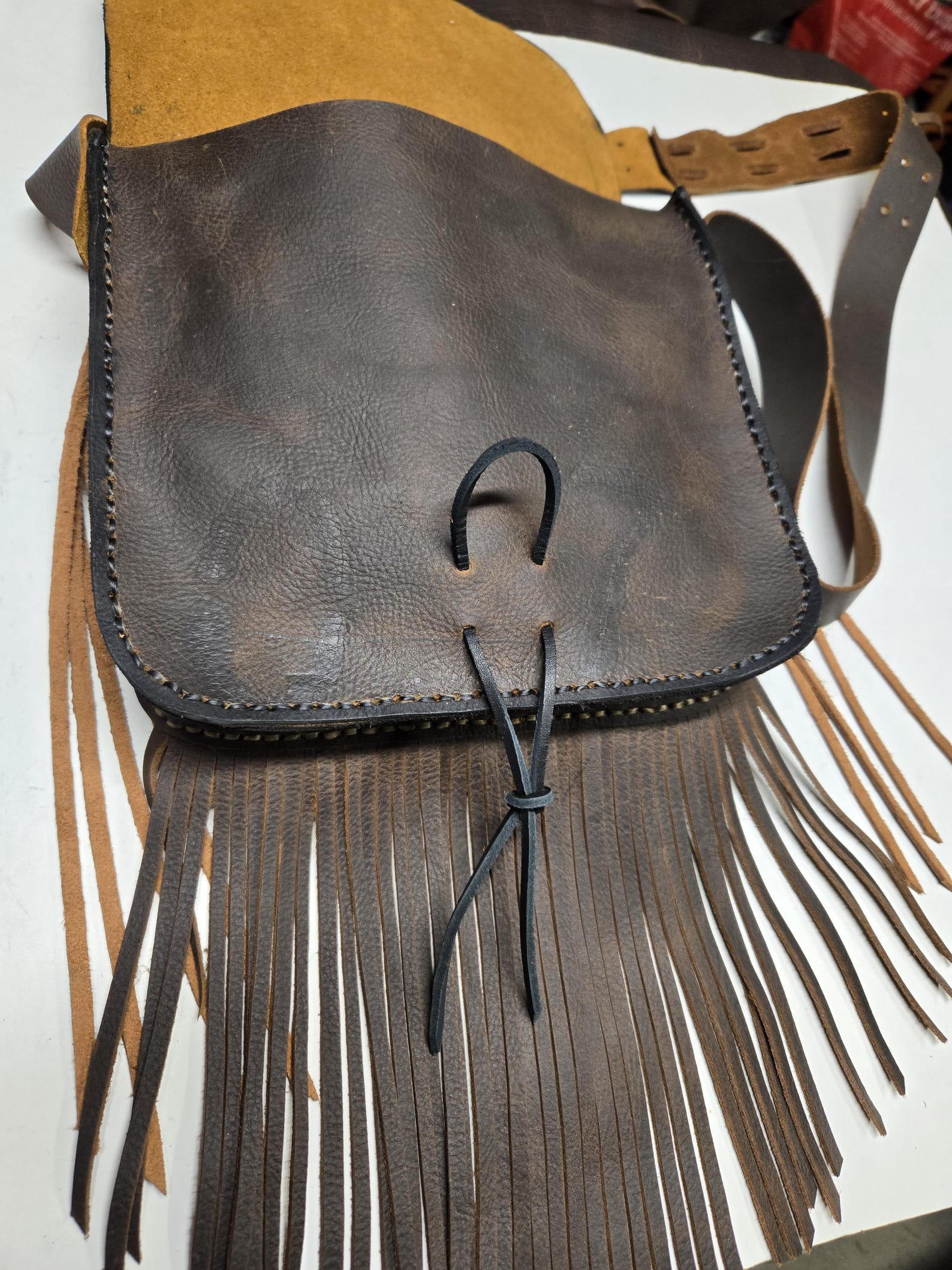 Mountain Man Possibles Bag + Round Ball Pouch + Flint & Steel Roll ...