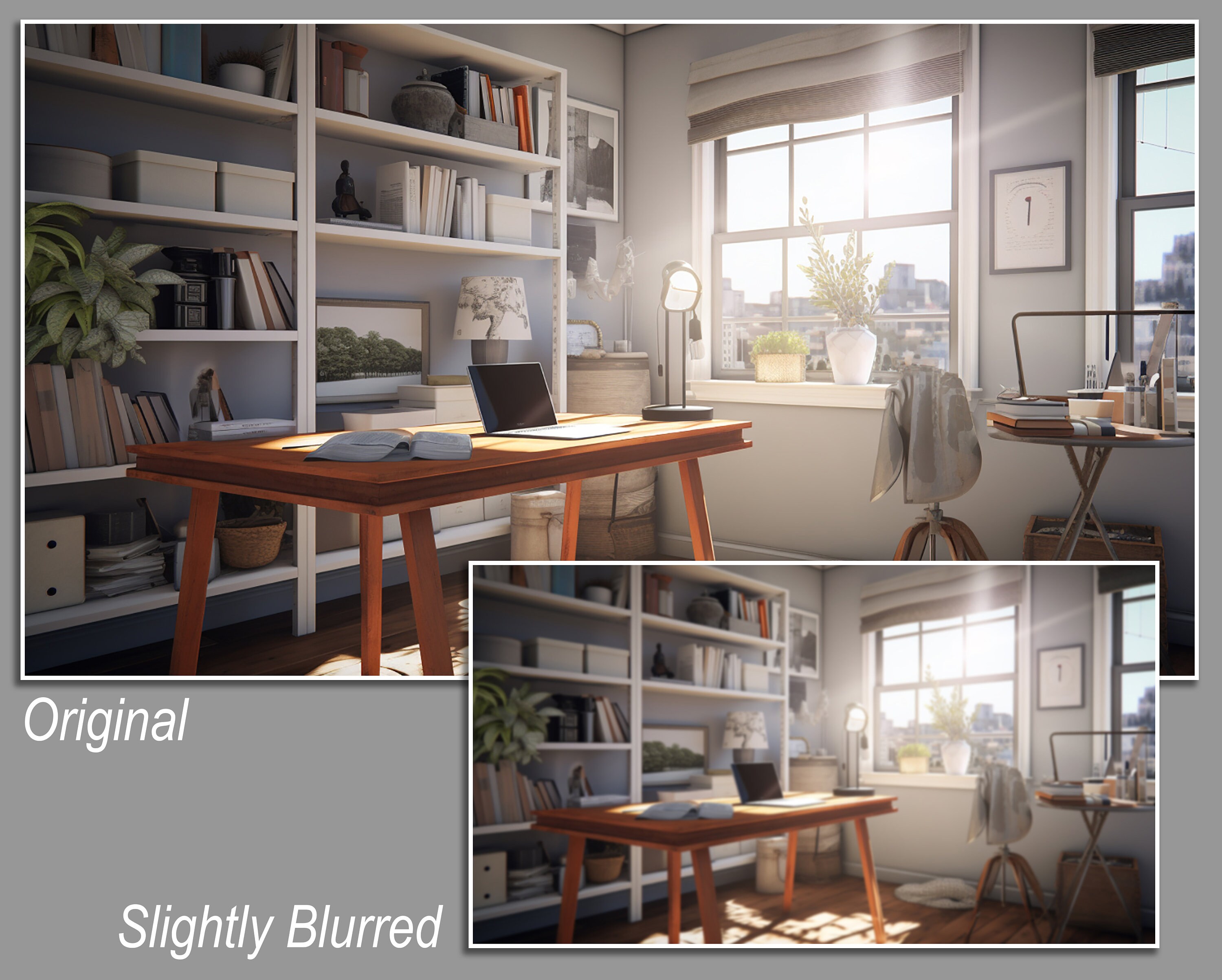 8 CORNER Office | Home Office Zoom Backgrounds | Zoom Background Office ...