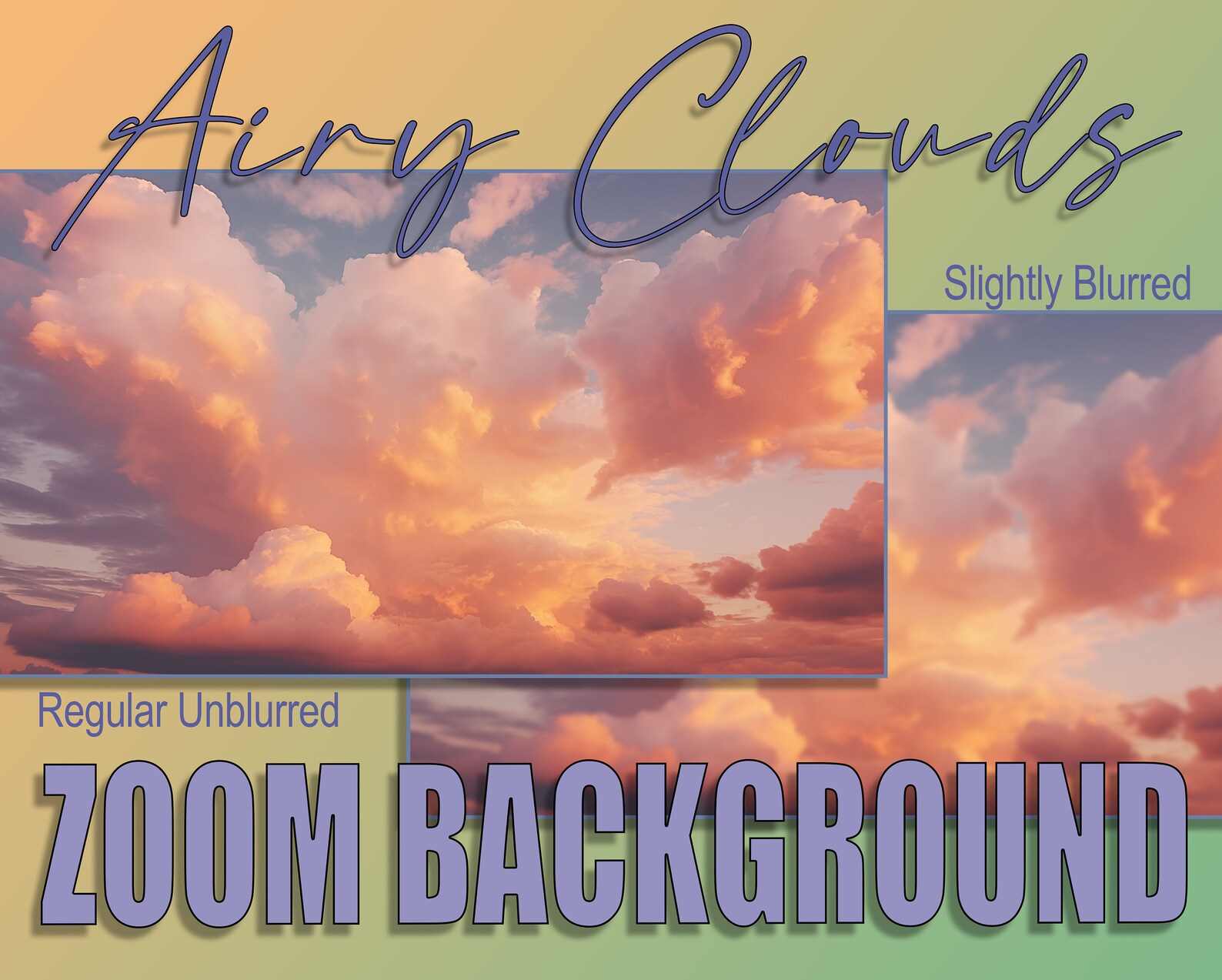 8 Zoom Backgrounds Sampler Bundle Zoom Background Office Zoom ...